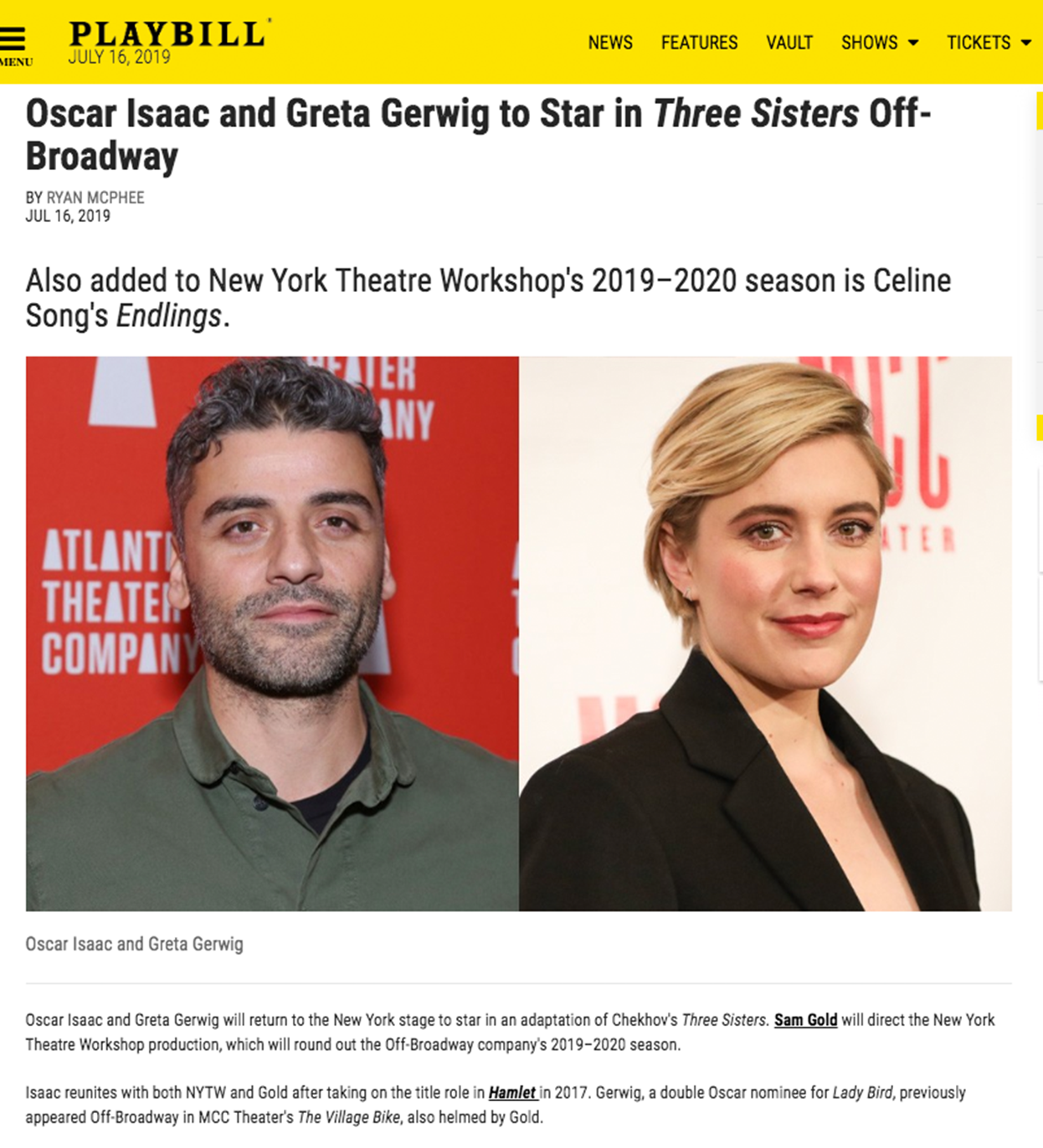NYTW / Endlings